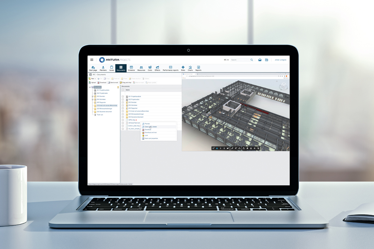 New Antura Projects IFC Viewer add-on now available for 2D/3D/BIM models